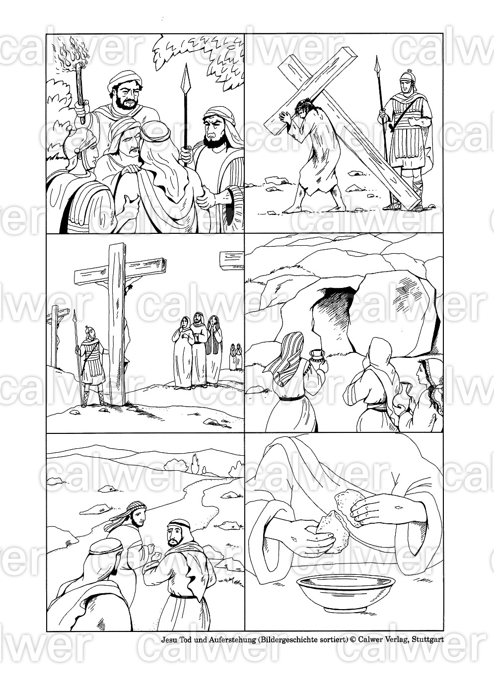 Geburt, Tod und Auferstehung Jesu - calwer Verlag